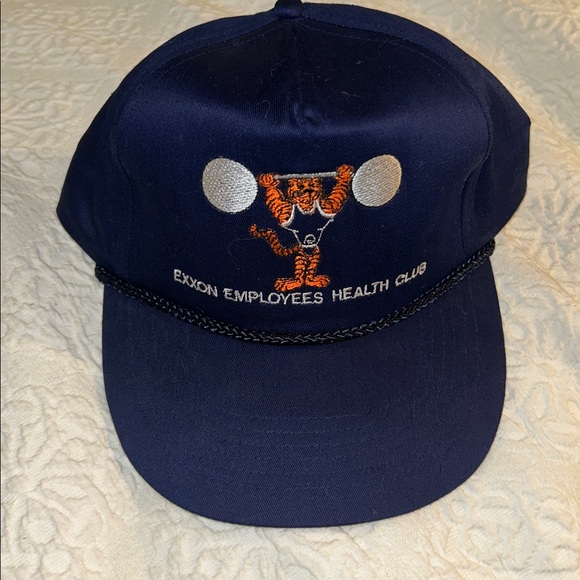 Vintage | Accessories | Vintage Exxon Health Club Hat | Poshmark